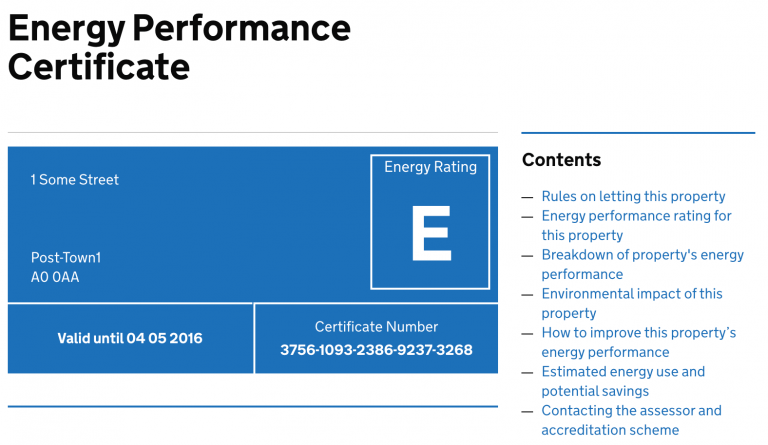 Energy Performance of Buildings – MHCLG Digital