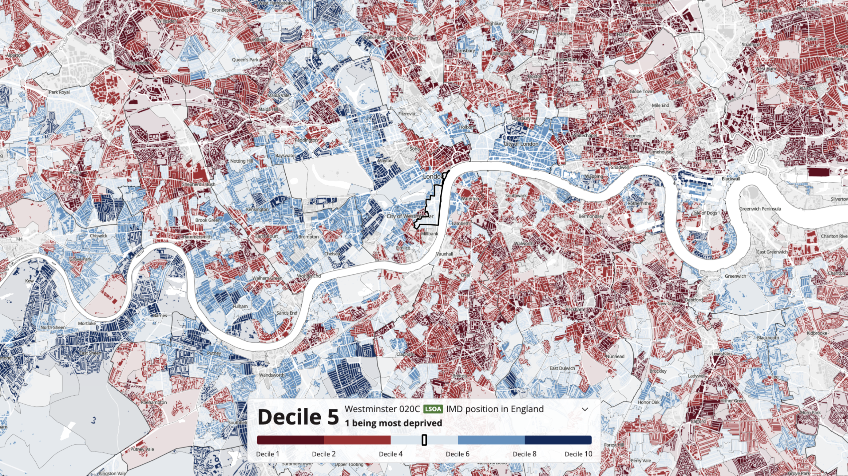 Visualising spatial data to support decision-making – MHCLG Digital